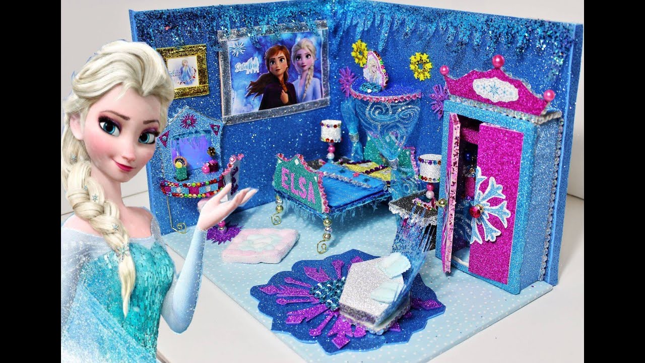 DIY FROZEN BEDROOM - YouTube
