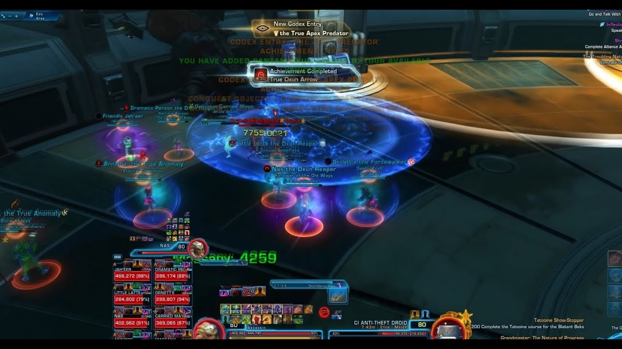 True Dxun Arrow | DwT/Addtank POV | SWTOR 7.2 (Dxun Timer) - YouTube