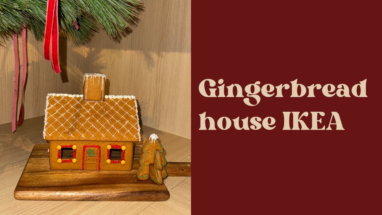Watch Me Build and Decorate an IKEA VINTERSAGA Gingerbread House! - YouTube