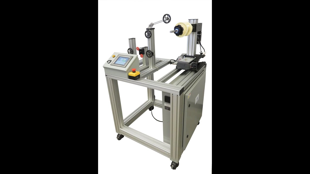 Showmark Programmable Fine Wire Take-up and Payoff Unit (DigiTake-up) - YouTube