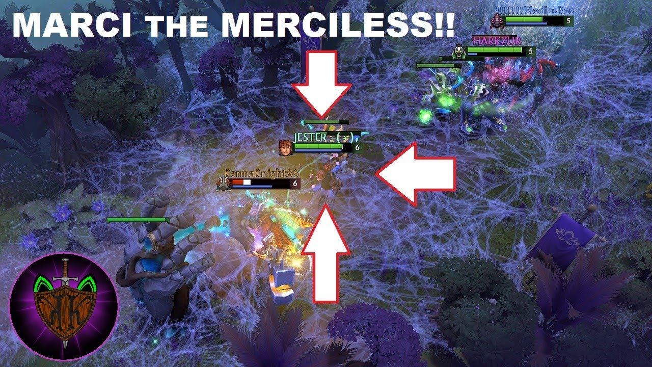 Marci the MERCILESS! Dota 2 Ability Draft Analysis with KarmaKnight ...
