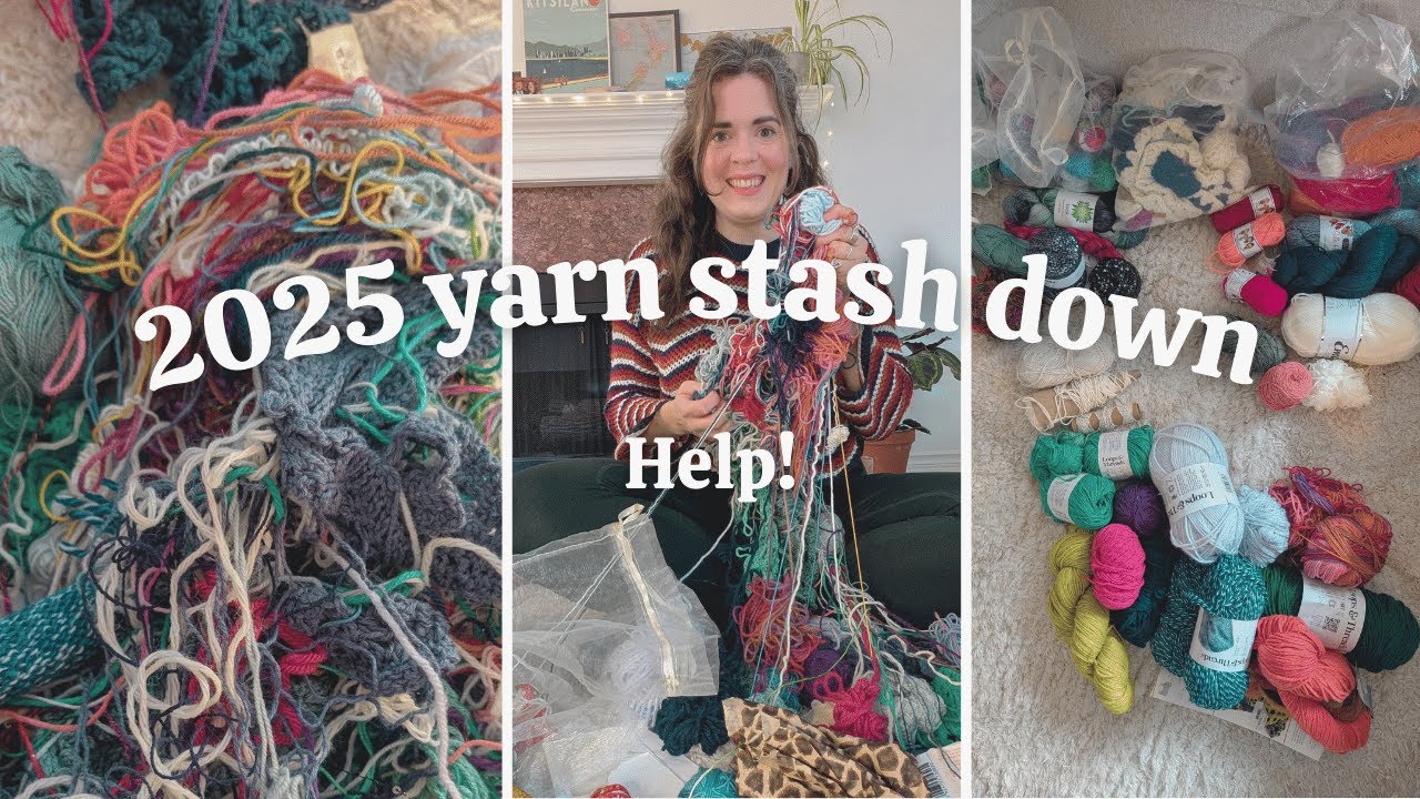 Yarn stash organization for a stash-busting 2025. Knitting and crochet plans |Wander & Create ...
