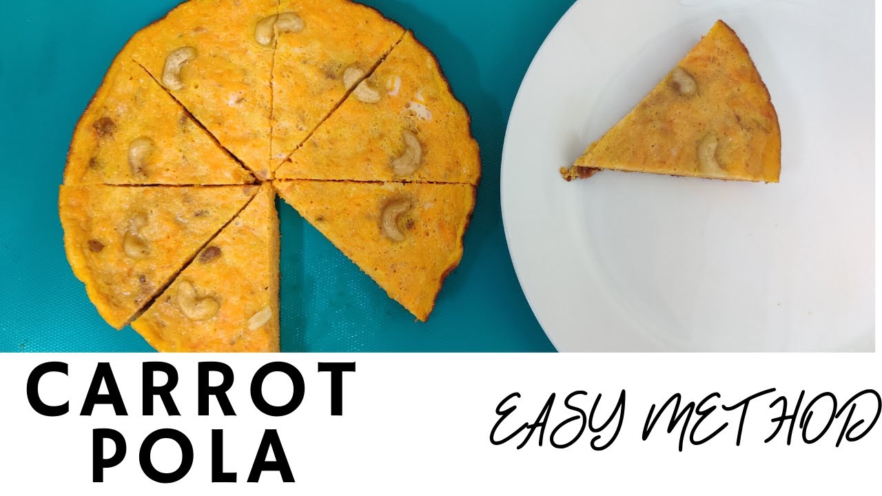 CARROT POLA | GRATED CARROT POLA | CARROT SNACKS | MALABAR RECIPE ...