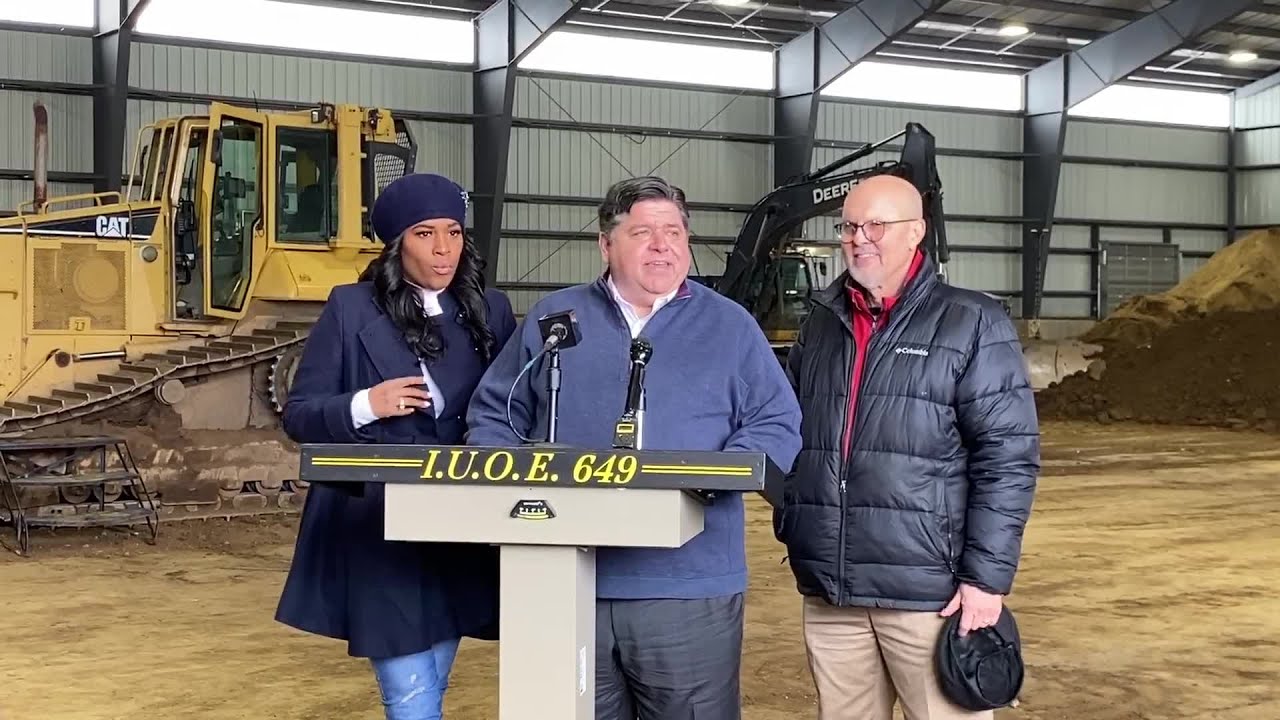 Pritzker at IUOE Local 649 - YouTube