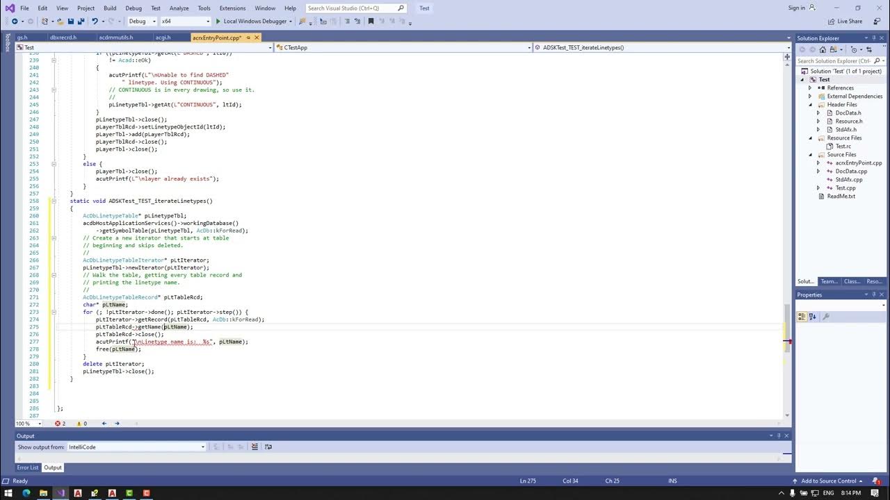 Iterating over Tables AutoCAD ObjectARX 2022 - YouTube