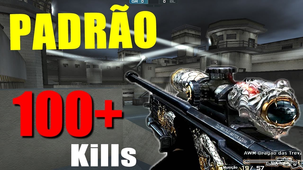 CROSSFIRE - PADRÃO 100+ Kills ( Prisão/Awm-VIP ) - YouTube