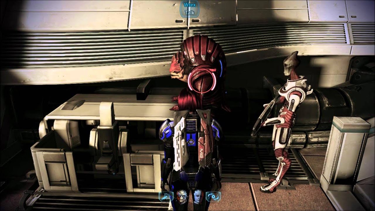 Mass Effect 3 - Shepard, Wrex, Liara, Garrus, Mordin and Kirrahe On Sur ...