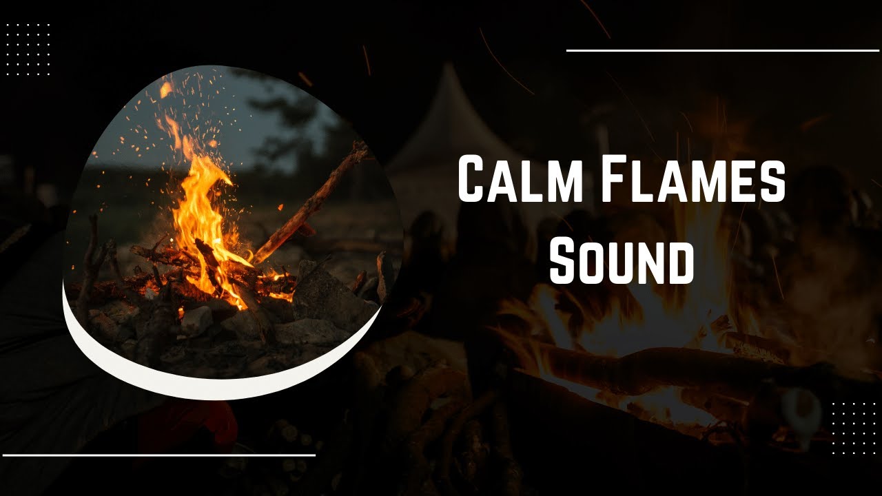 Calm Flames Sound: 10 Hours of Restful Fire Noise For Good Sleep🔥 ⭐️ ...