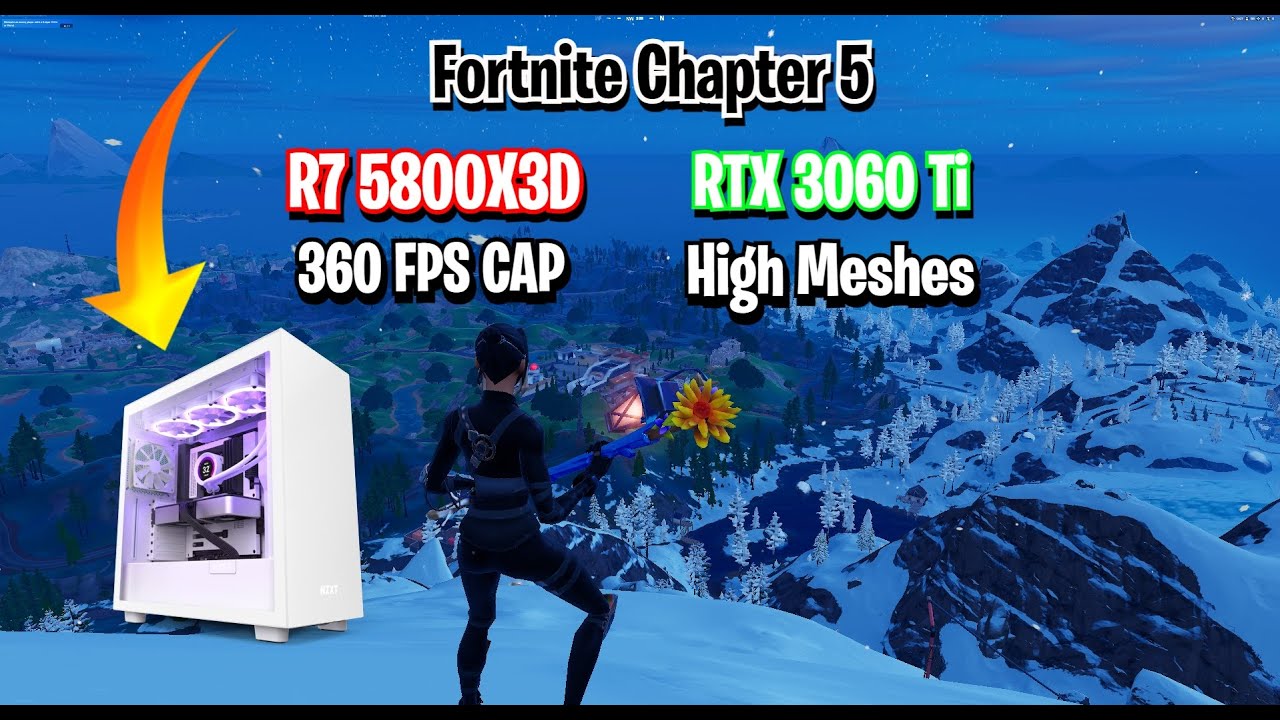 R7 5800X3D & RTX 3060 Ti | 360 FPS CAP COMPETITIVE SETTINGS | Fortnite ...