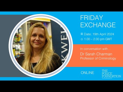 Friday Exchange | In conversation with Dr Sarah Charman - YouTube