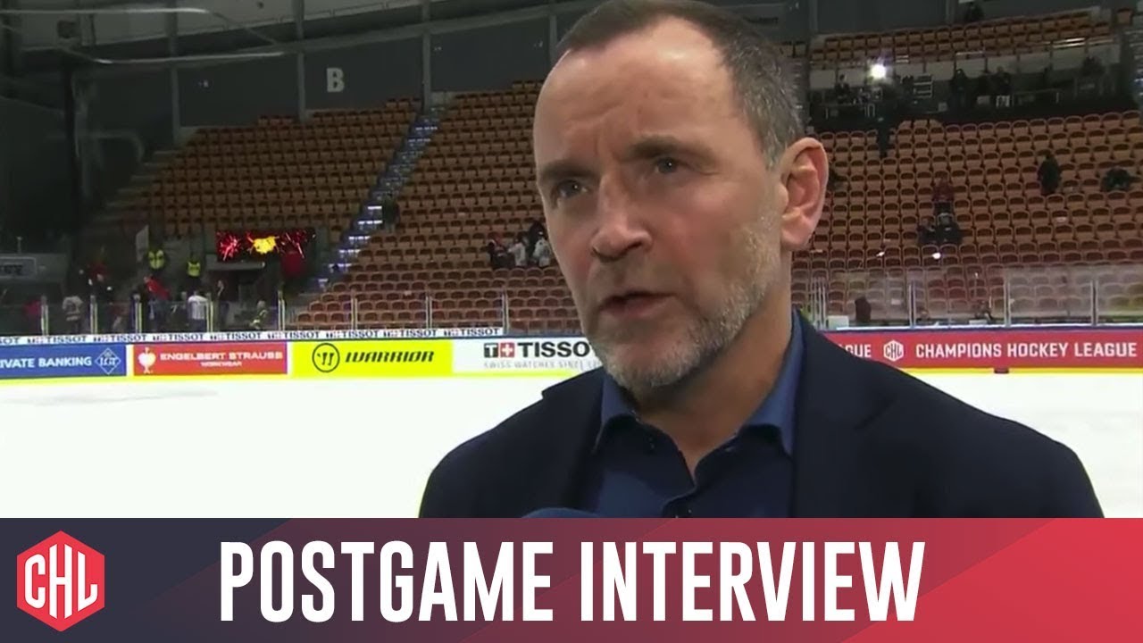Postgame interviews: Luleå Hockey vs. Lausanne HC - YouTube