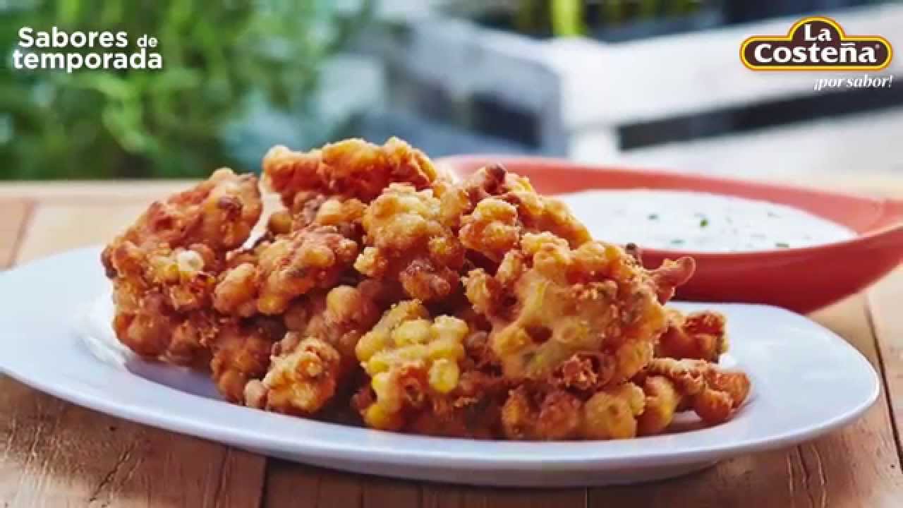 Frituras de elote con jalapeño – La Costeña® - YouTube