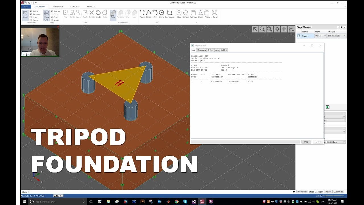 Tripod Foundation in G3 - YouTube