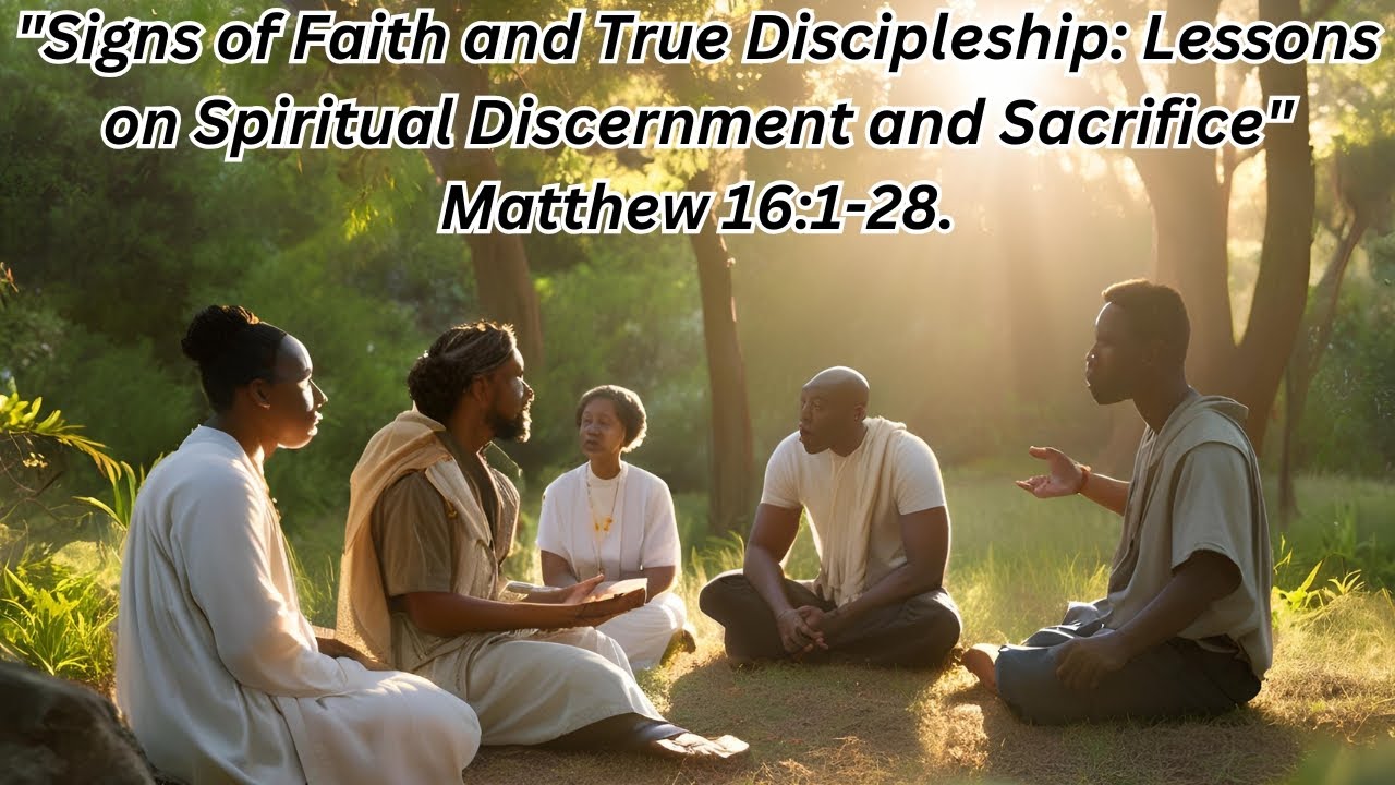 "Signs of Faith and True Discipleship: Lessons on Sacrifice" Matthew 16 ...