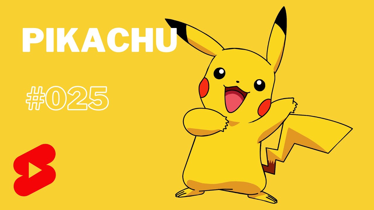 Pokédex entry 025 #pikachu #shorts #pokemon - YouTube