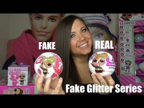 FAKE LOL SURPRISE dolls Glitter Series VS Real LOL PEARL surprise Glitter Series | Confetti POP