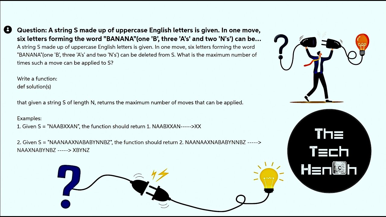 Program 003 | A string S made up of uppercase English letters is given ...