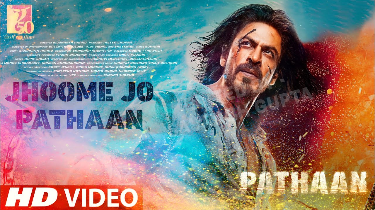 Jhoome Jo Pathaan Song | Pathaan Movie Second Song | Shahrukh Khan ...