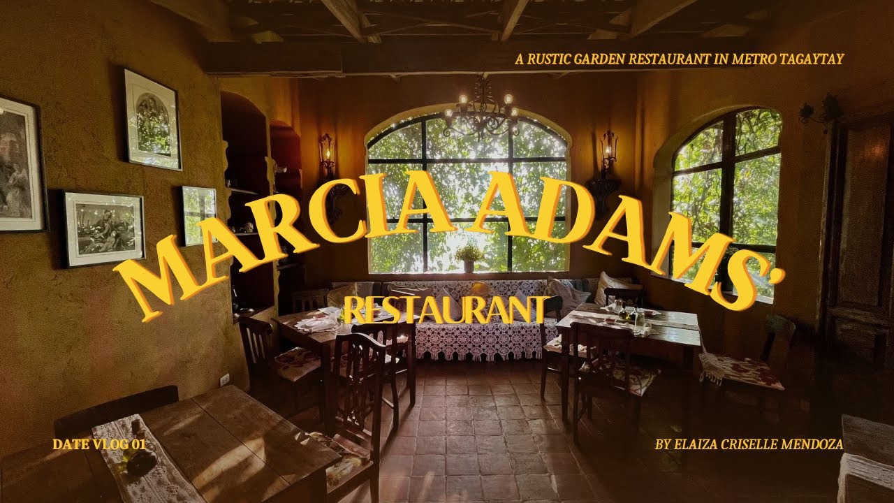 Date Vlog 01 | Marcia Adams' Restaurant - YouTube