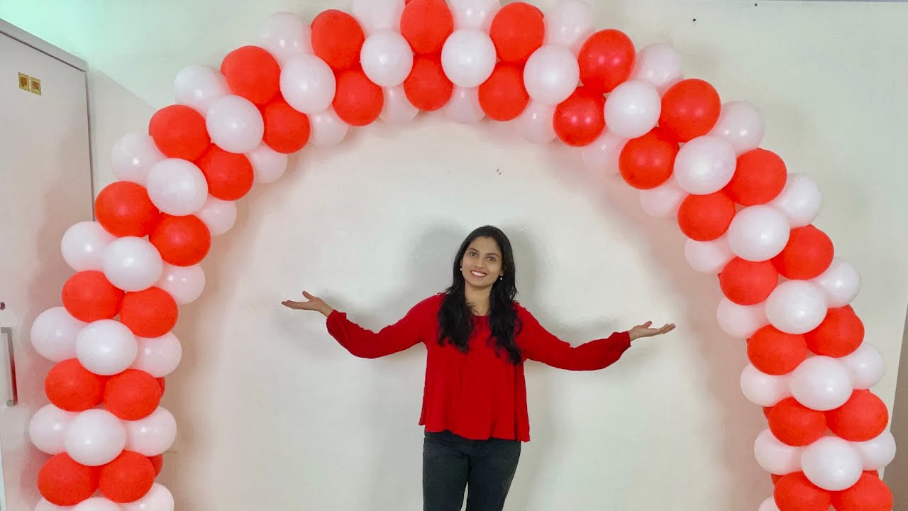 Very Easy Method Of Balloon Arch that any one - YouTube