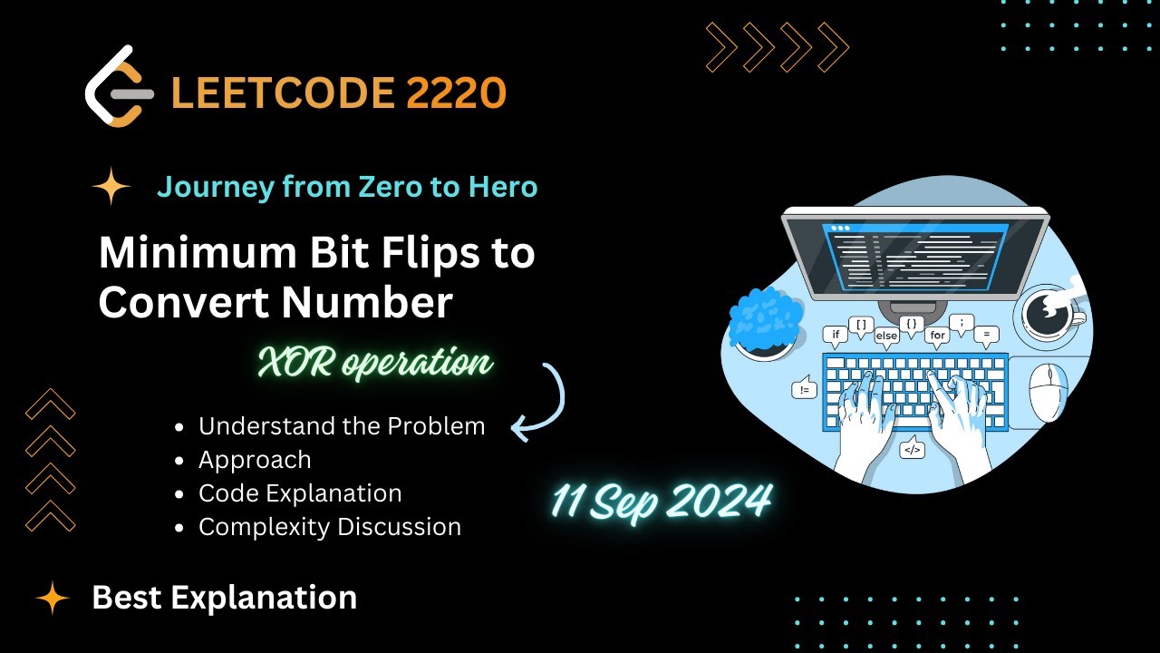 2220 Minimum Bit Flips To Convert Number Leetcode Potd Explained 4014