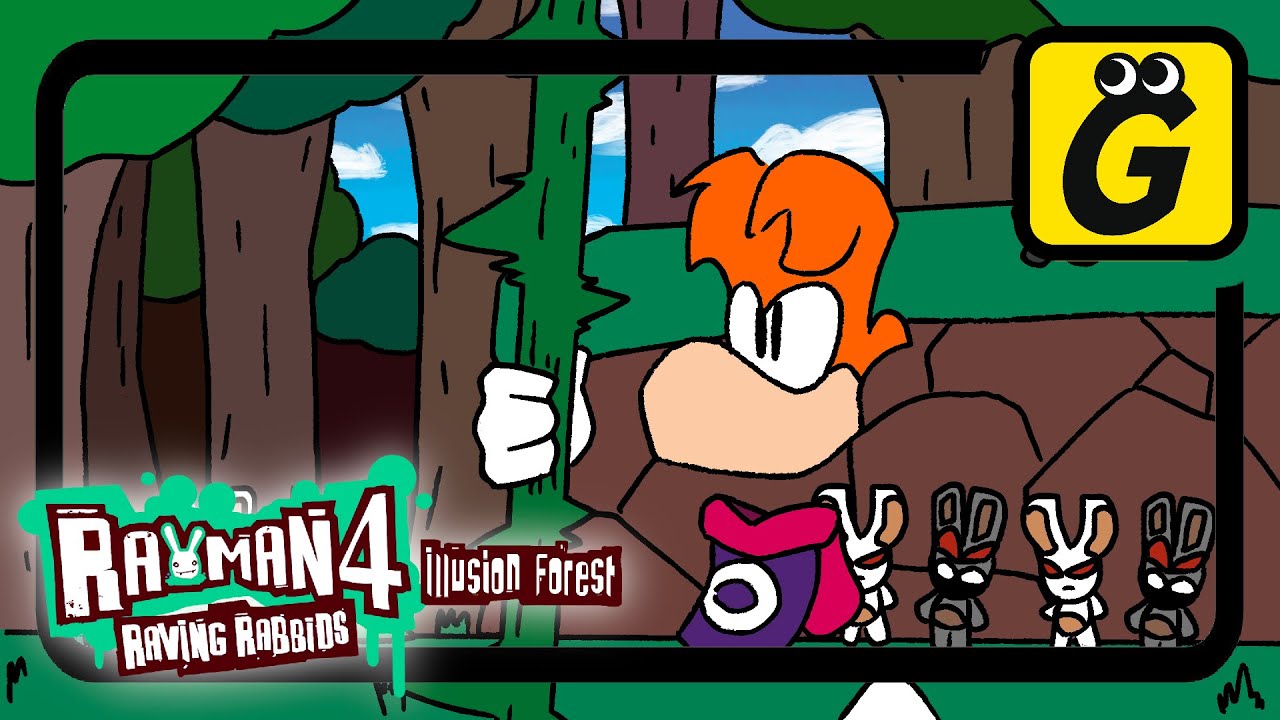 Rayman 4 Raving Rabbids - Illusion Forest - Trailer GBG - YouTube