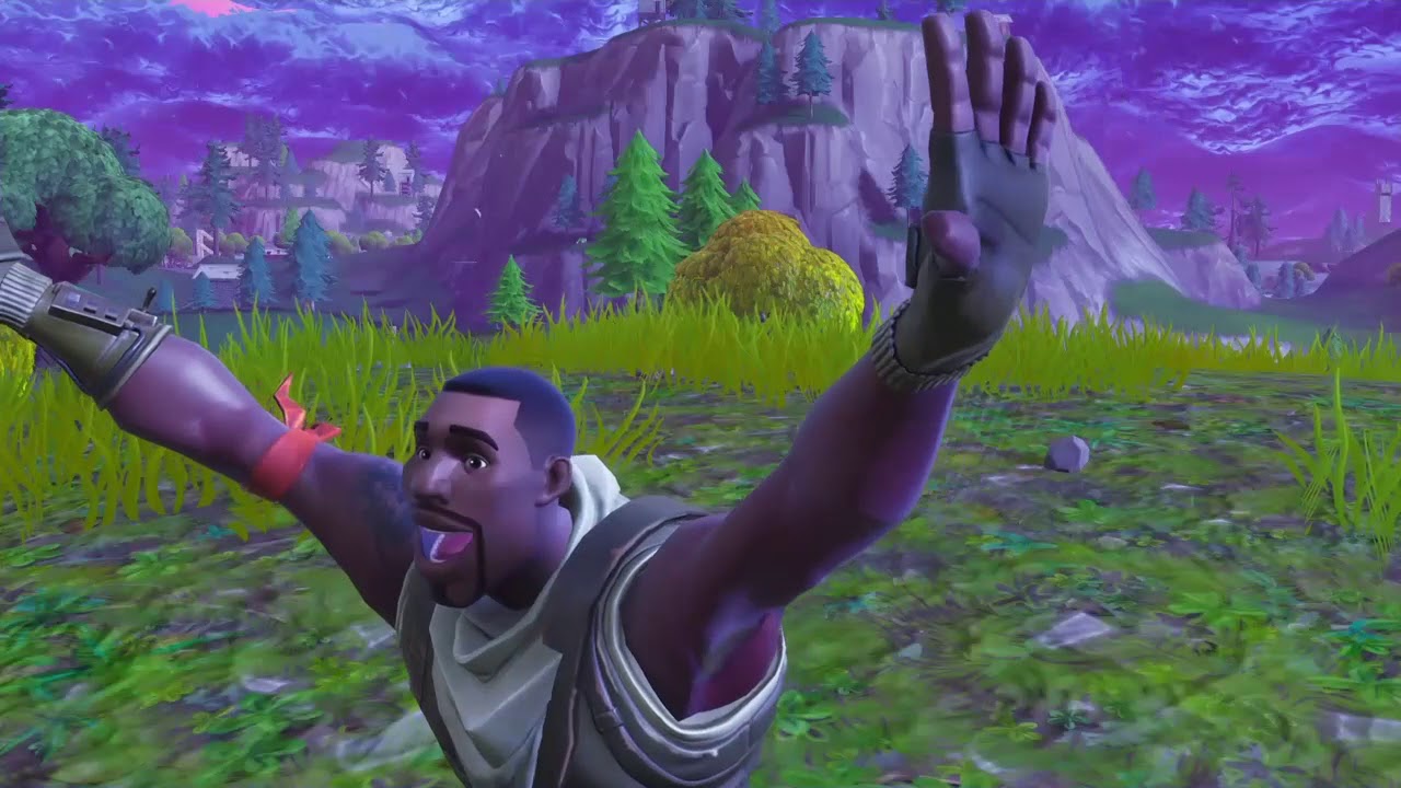 When a default jumps on a launch pad - A Fortnite Animation - YouTube