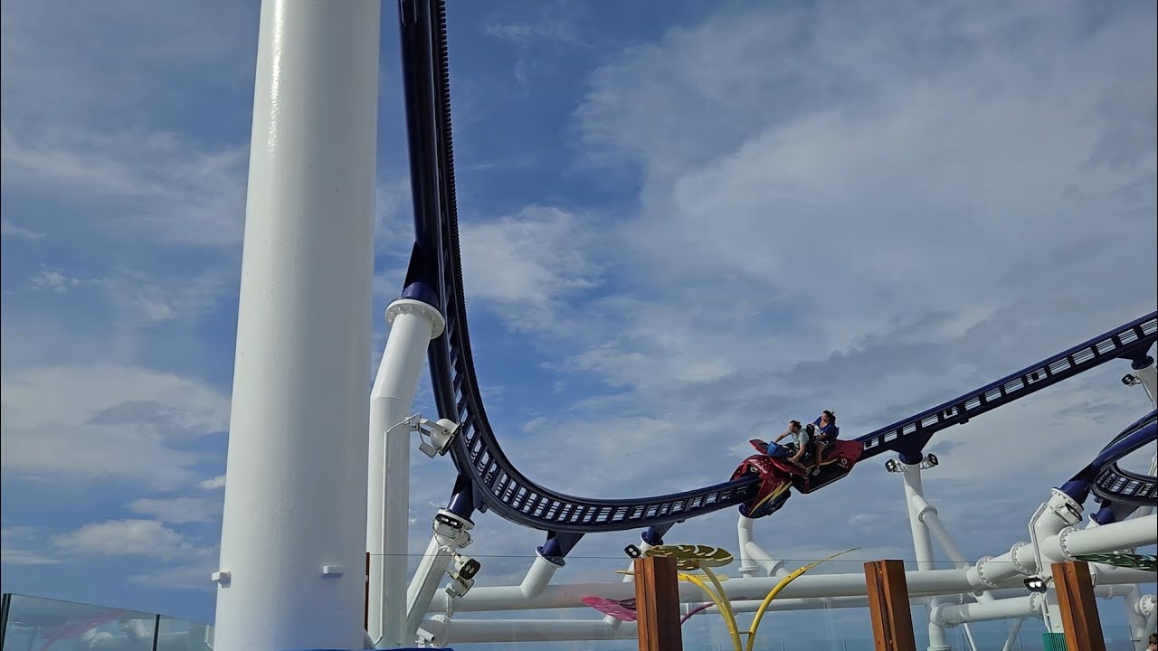 Carnival Jubilee Bolt Roller Coaster - YouTube