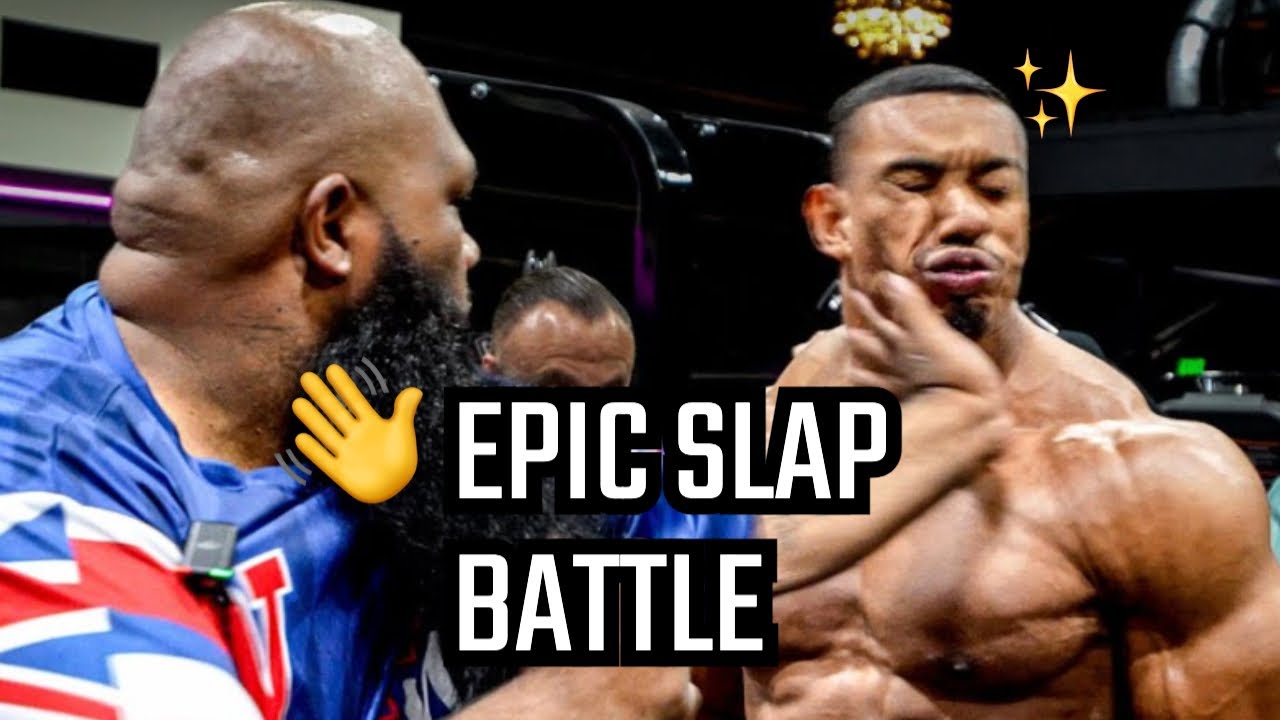 @LarryWheels TAKES ON Slap Contest 👋 - YouTube
