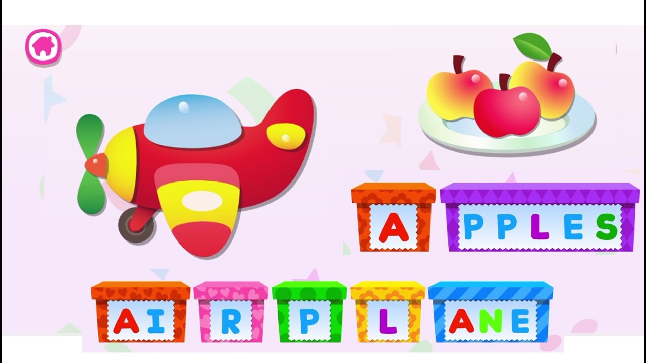 Bini ABC Reading Academy - Letter A - ALLIGATOR, AIRPLANE, APPLES, ANTS ...