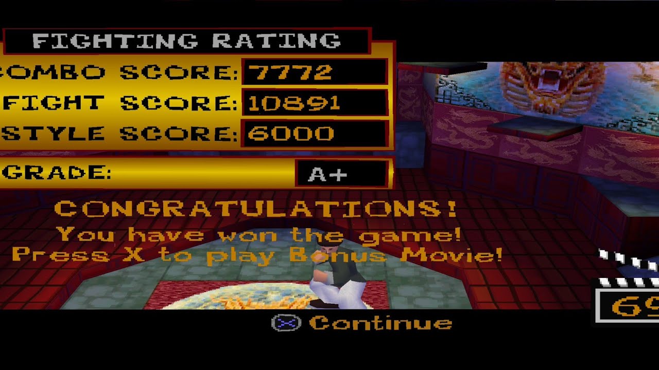 JACKIE CHAN STUNTMASTER PS1 - Shaolin Temple - GAMEPLAY Grade A+ ...