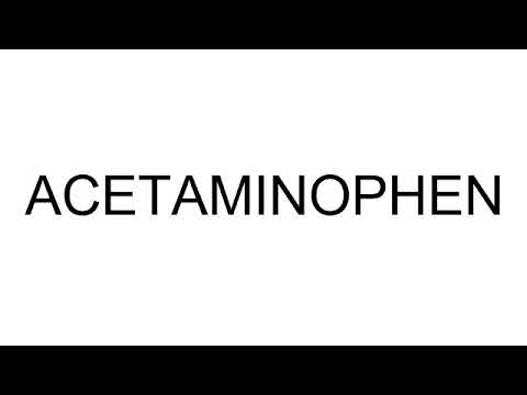 How to Pronounce / How to Say: Acetaminophen - YouTube