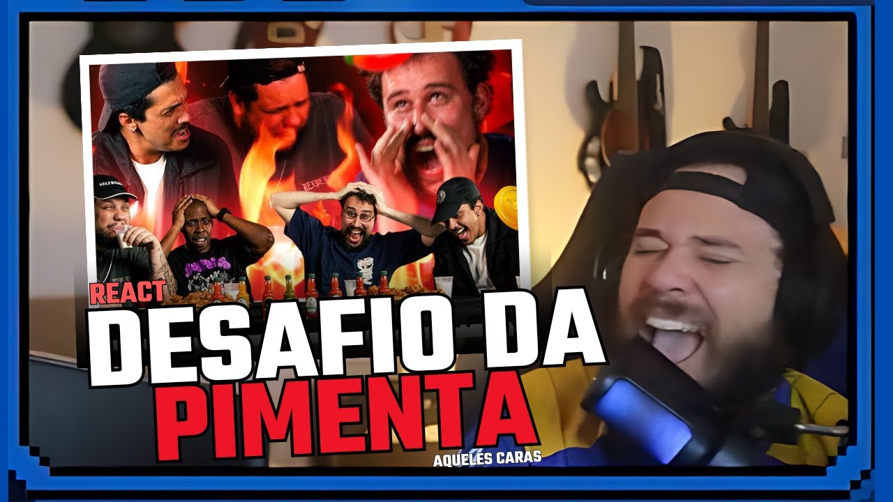 REACT - Desafio da pimenta - AQUELES CARAS - YouTube