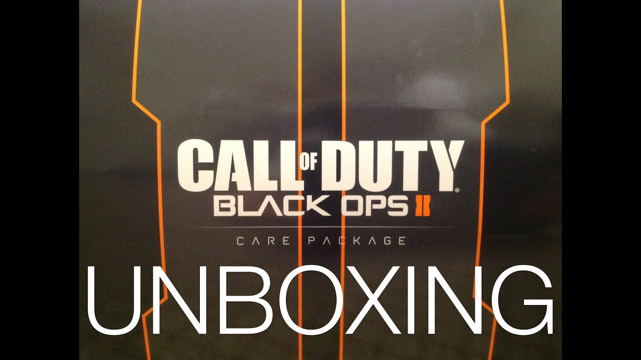 Call of Duty: Black Ops 2 Care Package Edition UNBOXING - YouTube
