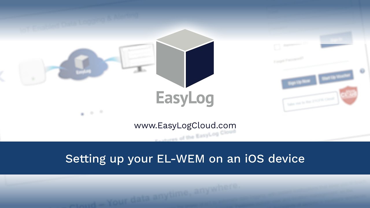 Setting Up the EL-WEM on the EasyLog Cloud App for iOS - YouTube