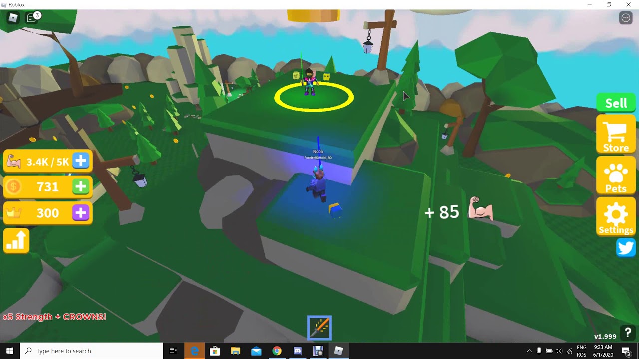 Saber Simulator-roblox-ep 5 - YouTube