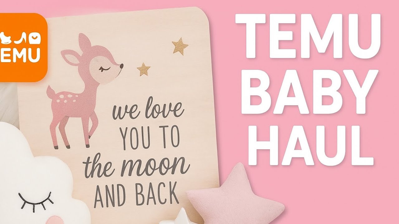 Shopping TEMU for My Baby’s Nursery 😍TEMU Baby Nursery Haul 2025 ...