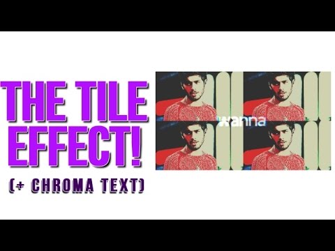 Tile + Chroma Text Effect! | Sony Vegas Tutorial [NewBlue + Sapphire Fx needed] - YouTube