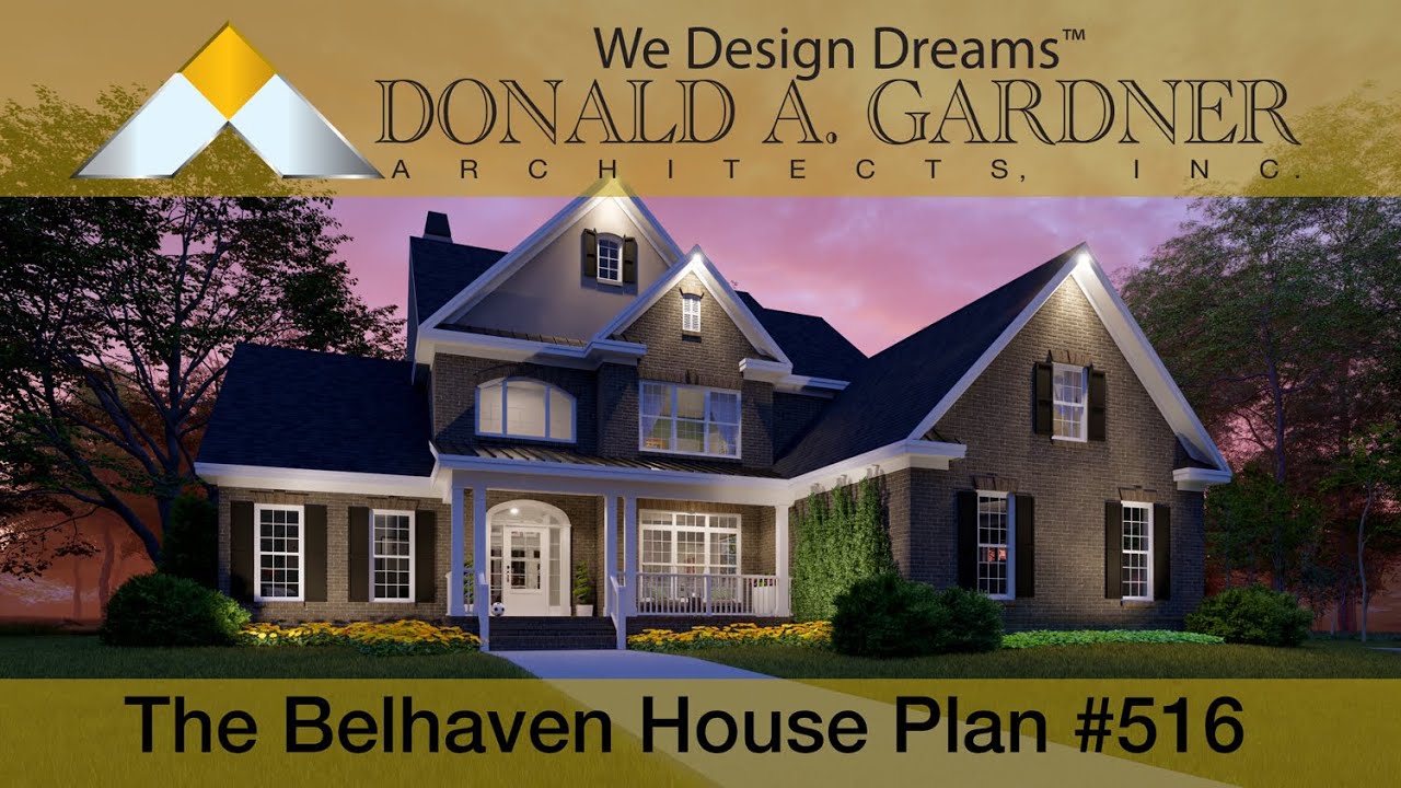 Traditional Brick Home - The Belhaven - YouTube