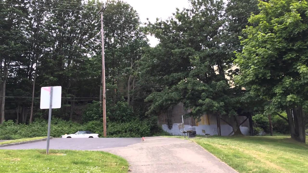 Train crossing Commodore Park - Seattle WA - YouTube