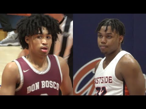 Opening Night! # 3 Don Bosco vs # 15 Paterson Eastside - Dylan Harper ...