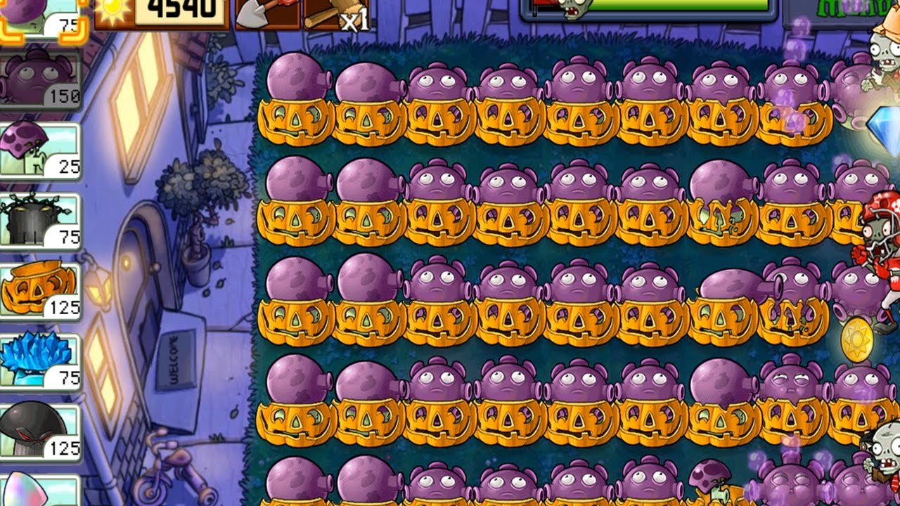 Plants vs. Zombies Hard Mode Mod PVZ Last Stand 0075 - YouTube