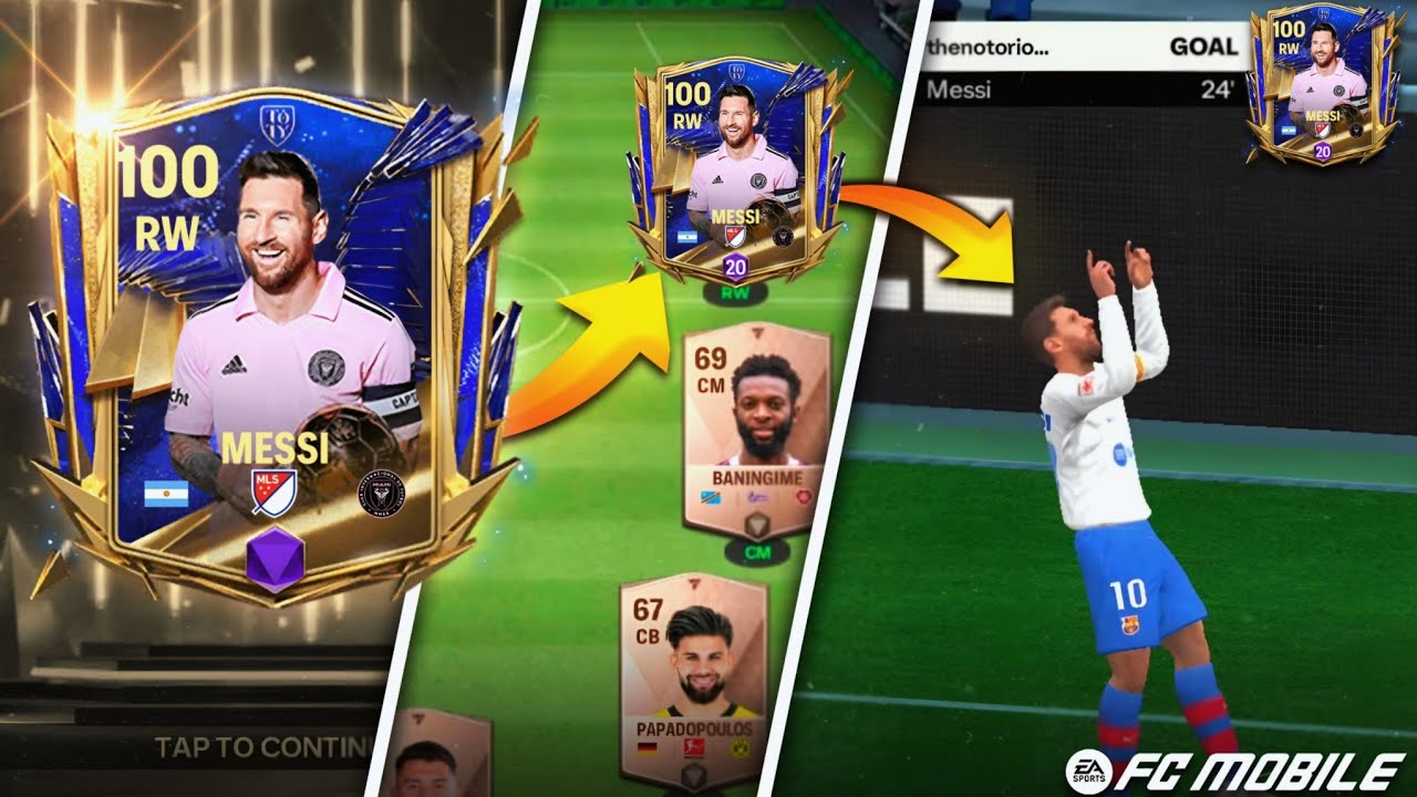 I Spent All My Coins to get UTOTY MESSI in FC Mobile!! - YouTube