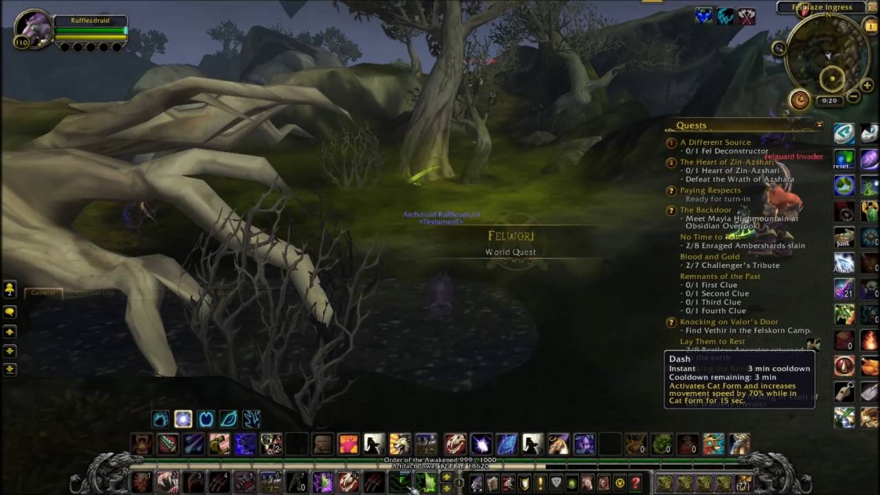 Where to find felwort and how to get Felwort seeds, WOW, legion - YouTube