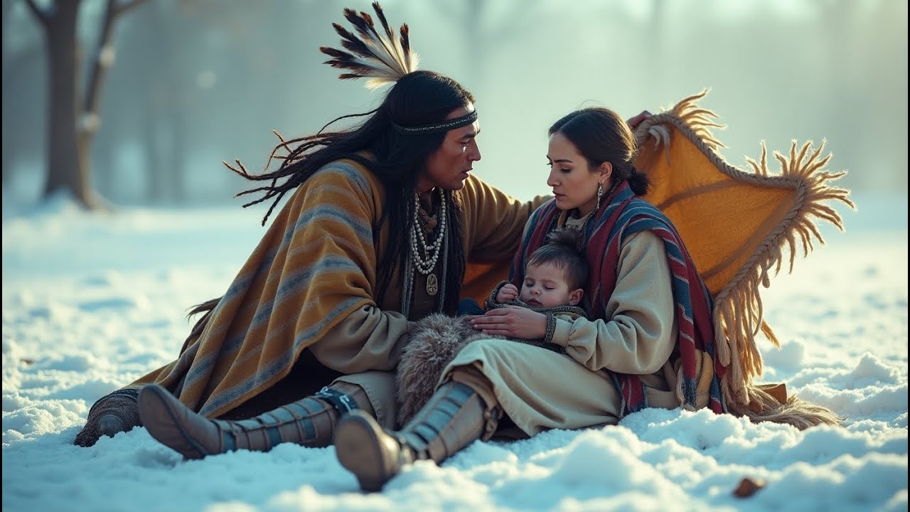Comanche warrior finds outcast woman with baby and wraps them in his ...