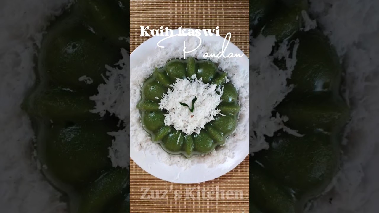 Kuih Kaswi Pandan Gedik gedik 😂 - YouTube