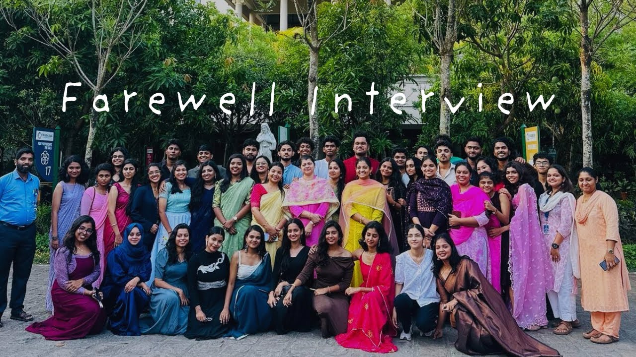 Farewell Interview - YouTube