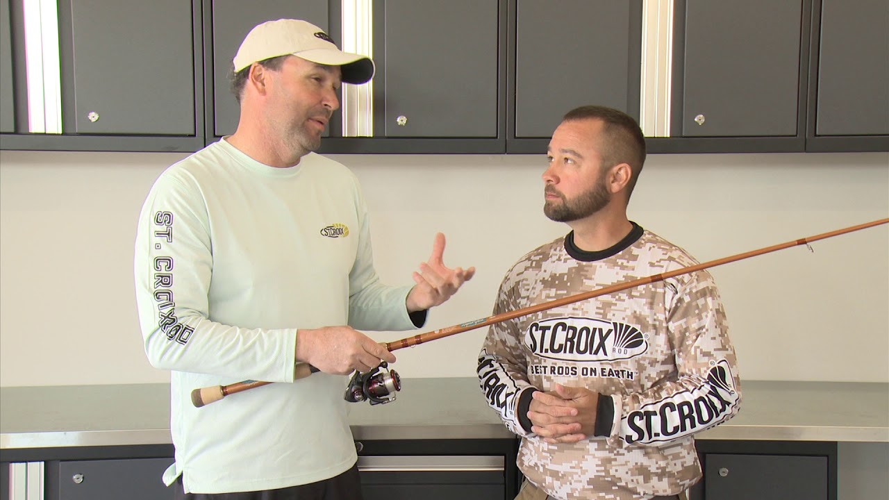 St. Croix Legend Glass Spinning Rod - YouTube
