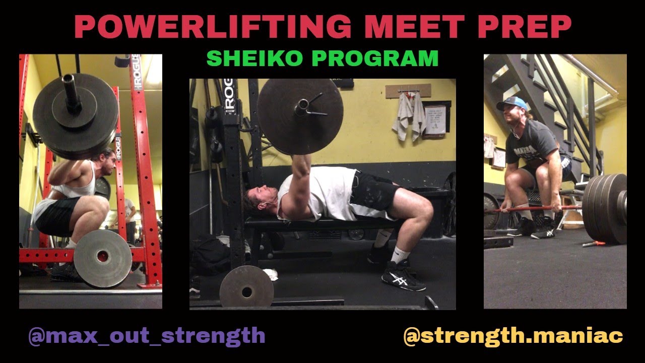Sheiko Program - Week 2 of 14 - Powerlifting Competition Prep - Bench ...