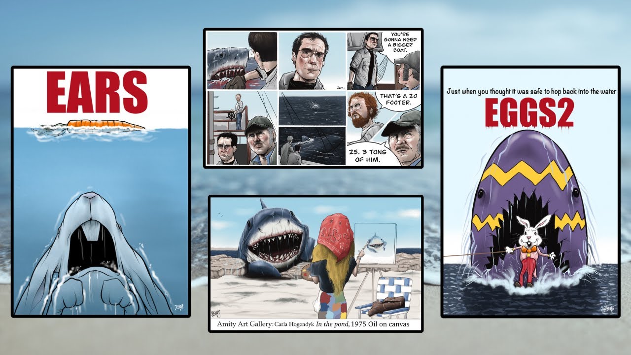 AVAILABLE NOW: THE DAILY JAWS Easter Greeting Cards and Postcard Sets ...